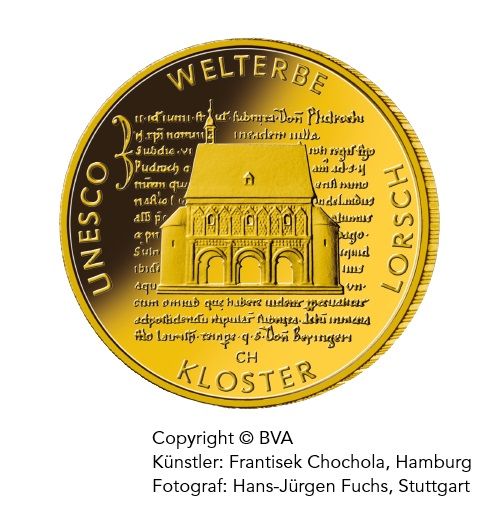100 Euro Gold 2014 Kloster Lorsch | Moroder Scheideanstalt Essen